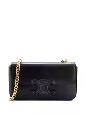 Celine Triomphe Chain Leather Small Shoulder Bag