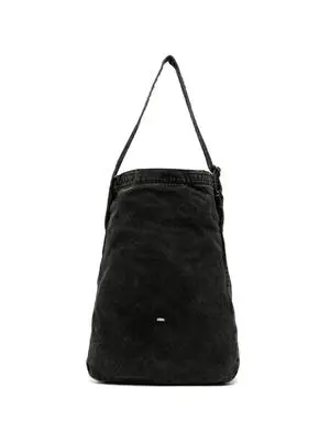 Our Legacy Sling Canvas Messenger Bag - Black