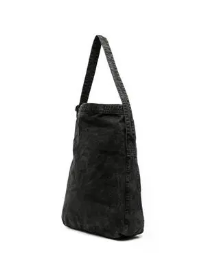Our Legacy Sling Canvas Messenger Bag - Black