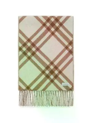 Burberry Check Cashmere Scarf