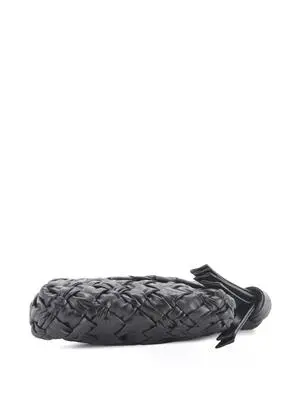 Bottega Veneta Kalimero Citta Intrecciato Plisse Leather Shoulder Bag