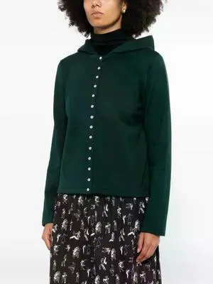 AGNES B. Snap Hoodie