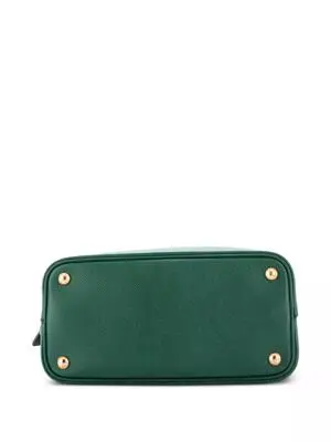 Prada Saffiano Leather Large Bucket Bag - Green