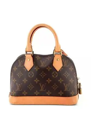 LOUIS VUITTON Alma Monogram Canvas Bb Crossbody Bag