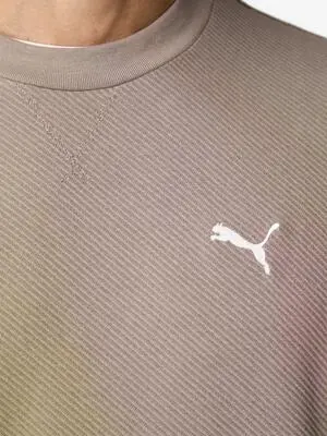 PUMA Logo-embroidered Textured Sweater