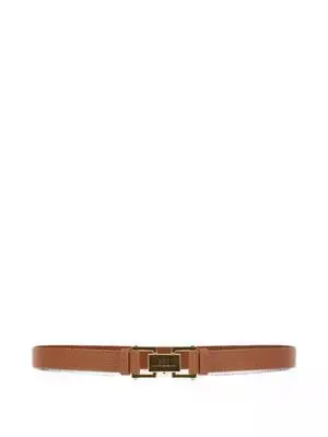 Elisabetta Franchi Logo Belt - Brown