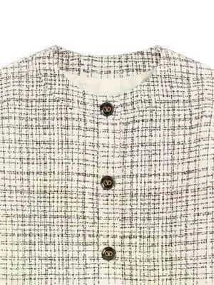 Valentino Garavani Square Tweed Jacket
