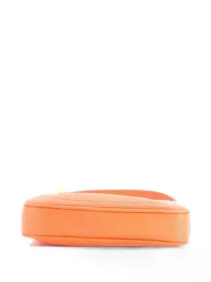 Gucci Aphrodite Leather Mini Shoulder Bag - Orange