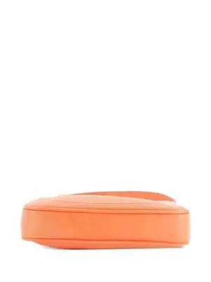 Gucci Aphrodite Leather Mini Shoulder Bag - Orange