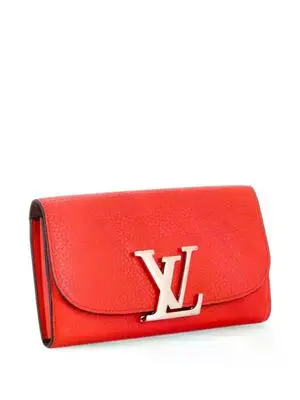 LOUIS VUITTON Vivienne Wallet Taurillon Leather Long Small Wallets - Red