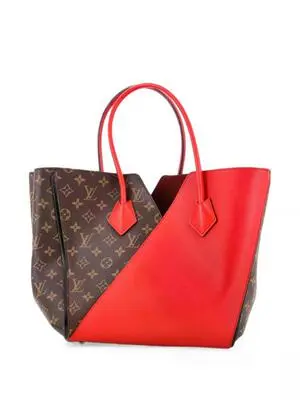 LOUIS VUITTON Kimono Handbag Monogram Canvas And Leather Mm Tote Bag - Red