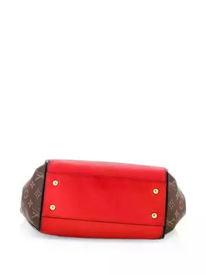 LOUIS VUITTON Kimono Handbag Monogram Canvas And Leather Mm Tote Bag - Red