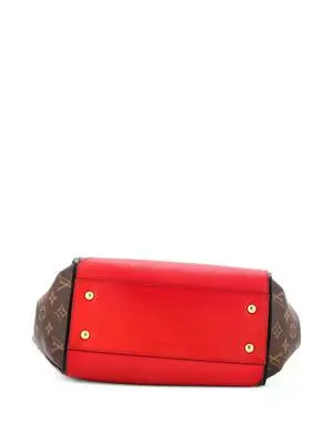 LOUIS VUITTON Kimono Handbag Monogram Canvas And Leather Mm Tote Bag - Red