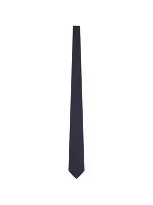 FURSAC Polka-dot Silk Neck Tie - Blue