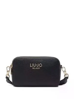 Liu Jo Grained Effect Crossbody Bag - Black