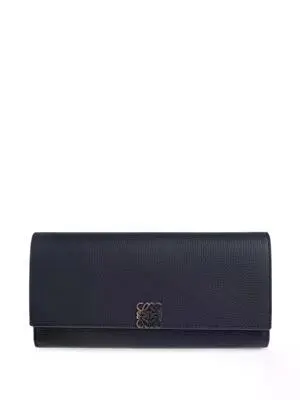 Loewe Anagram Pebbled Leather Wallet