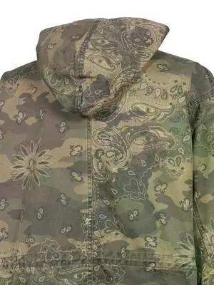 KAMIYA Paisley Camouflage Hooded Jacket