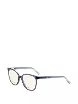 Marc Jacobs Geometric-frame Glasses - Blue