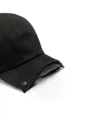 INNERRAUM Distressed Panelled Baseball Cap