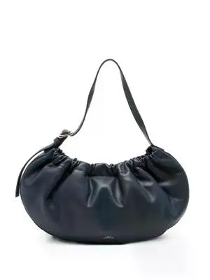 A.p.c. Ruched Shoulder Bag - Blue