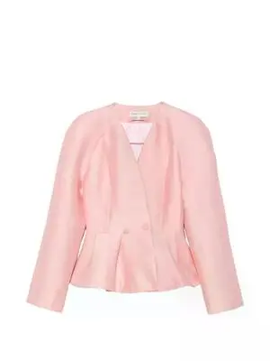 Stine Goya Peplum-hem V-neck Jacket