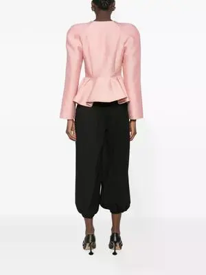 Stine Goya Peplum-hem V-neck Jacket