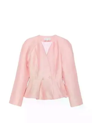 Stine Goya Peplum Hem V-neck Jacket