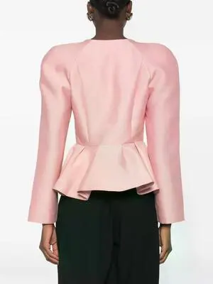 Stine Goya Peplum Hem V-neck Jacket