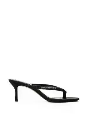 Alexander Wang Courtney 65mm Thong Logo Sandals