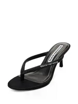 Alexander Wang Courtney 65mm Thong Logo Sandals
