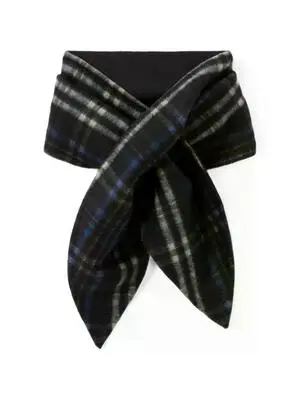 Claudie Pierlot Double-sided Check Scarf