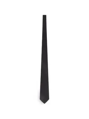 FURSAC Micro-dot Silk Tie - Black