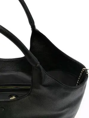 Moschino Logo-plaque Pompom-detail Tote Bag