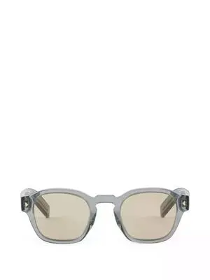Prada Sunglasses With The Iconic Metal Plaque - Grey