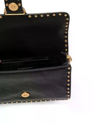 Pinko Small Love Birds Stud-embellished Shoulder Bag