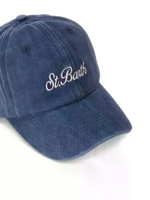 MC2 SAINT BARTH Davis Embroidered Denim Baseball Cap