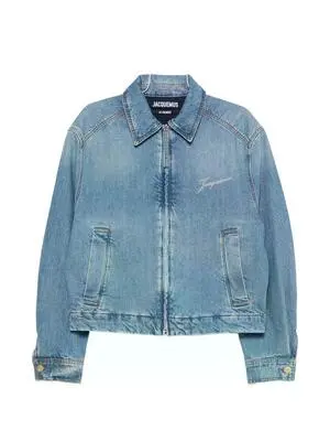 Jacquemus Logo-embroidered Denim Jacket