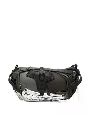 INNERRAUM Sculptural-shell Carabiner Belt Bag - Black