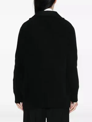 Sacai Double-breasted Layered Cardigan