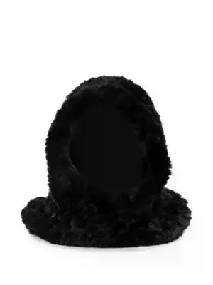 Pinko Faux-fur Balaclava - Black