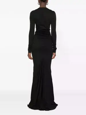 Rick Owens Simple Edfu Long-sleeve Maxi Dress