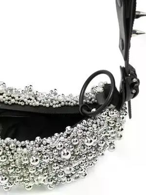 INNERRAUM Beaded Spike-detail Shoulder Bag