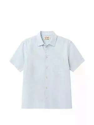 MC2 SAINT BARTH Short-sleeve Linen Shirt