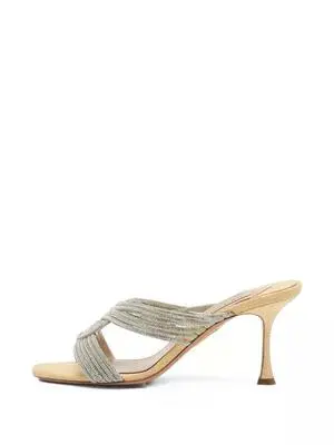 AQUAZZURA Gatsby Crystal-embellished Sandals