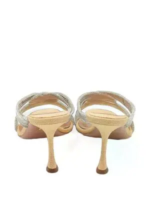 AQUAZZURA Gatsby Crystal-embellished Sandals