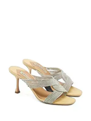 AQUAZZURA Gatsby Crystal-embellished Sandals