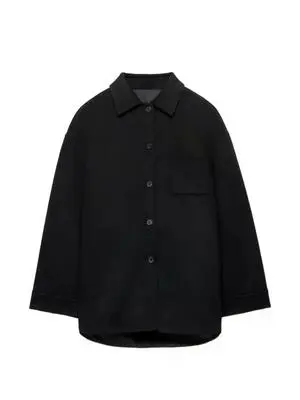 Prada Reversible Double Cashwool And Re-nylon Caban Jacket