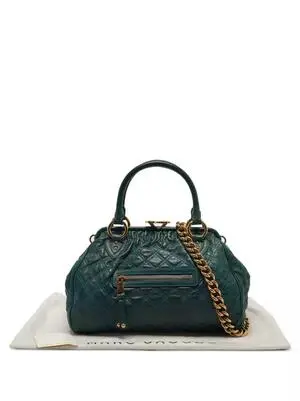 Marc Jacobs Stam Quilted Leather Satchel Tote Bag