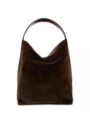 JIL SANDER Suede Shoulder Bag - Brown