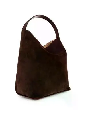 JIL SANDER Suede Shoulder Bag - Brown